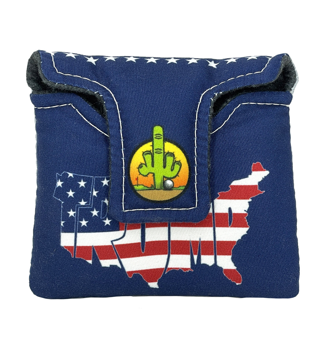 Golf Headcovers - Donald Trump Mugshot - Mallet Putter - Wear It Golf