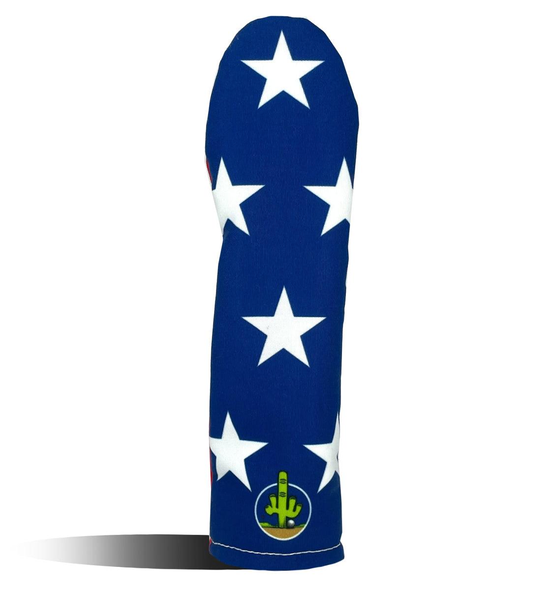Golf Headcovers - Classic USA Flag Zoomed- Hybrid - Wear It Golf