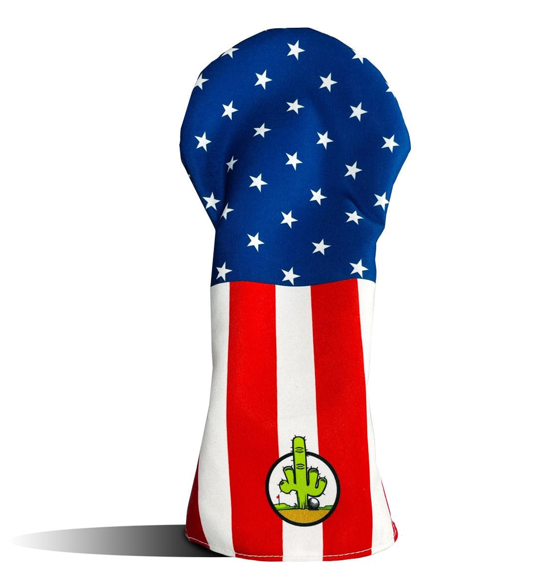 Golf Headcovers - USA Flag Red, White & Blue - Driver - Wear It Golf
