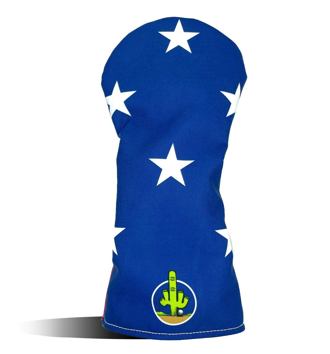 Golf Headcovers - Classic USA Flag Zoomed- Fairway Wood - Wear It Golf